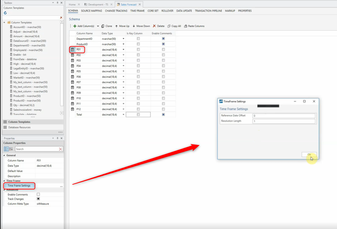 How To Set Up Time Frame | Profitbase Docs